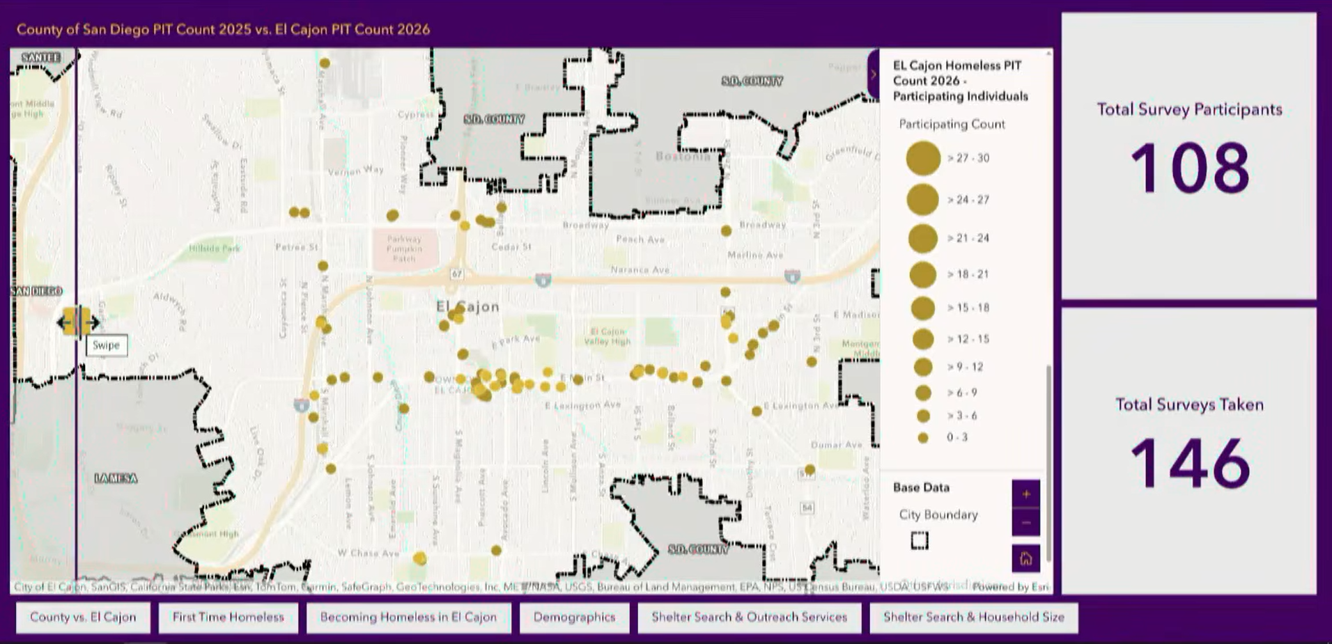 El Cajon releases results of first city-specific homeless count ...
